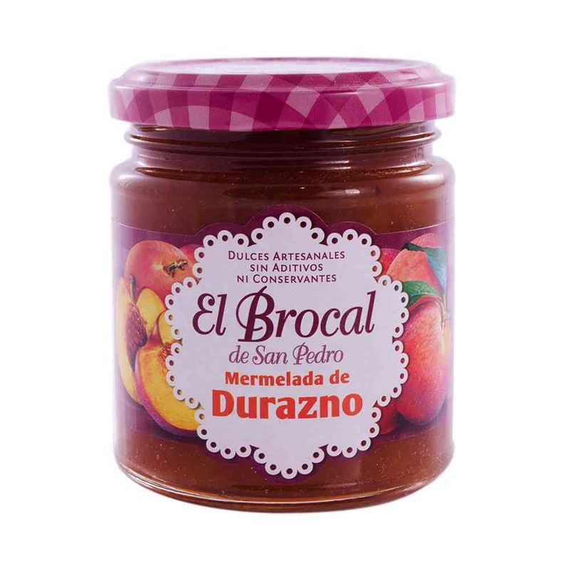 Mermelada El Brocal Durazno 200 Gr - Disco