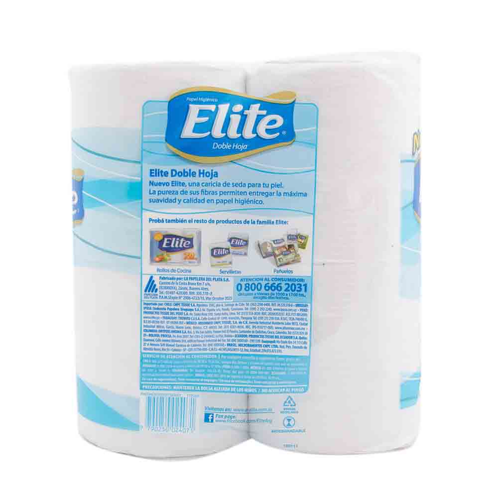 Papel Higiénico Elite Ultra Diseño Doble Hoja Vea