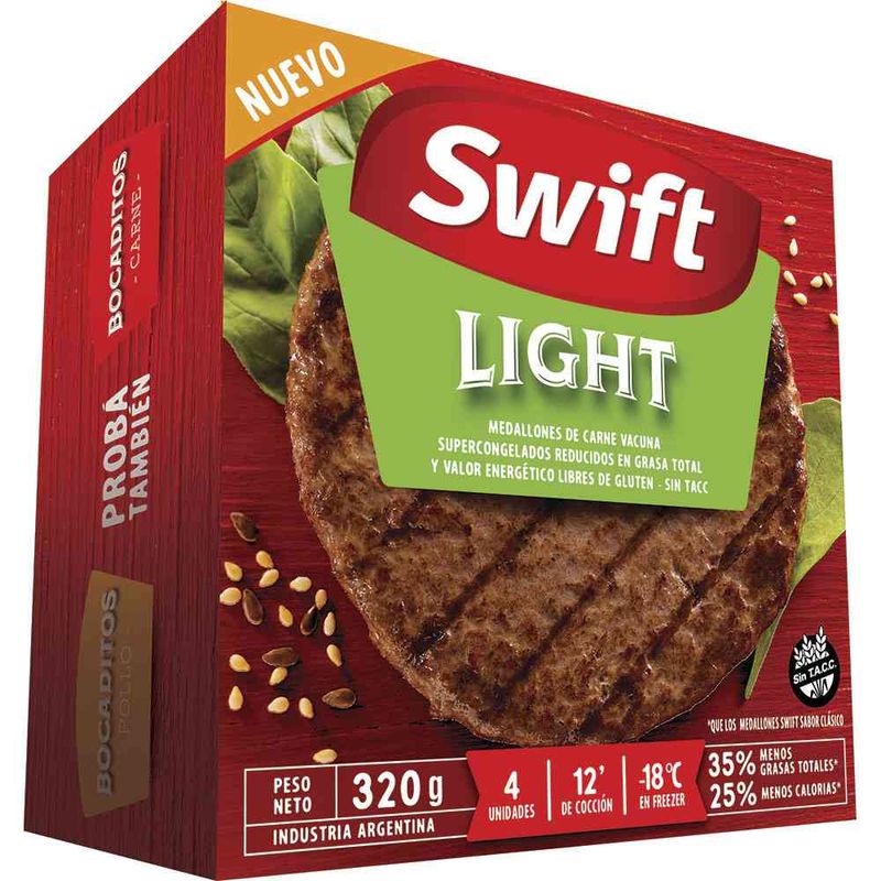 hamburguesas SWIFT light x80gr - Vea
