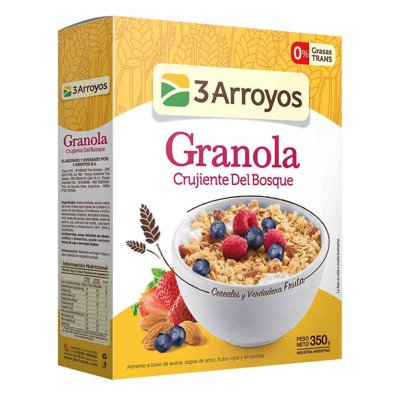 Granola 3 Arroyos 350 Gr - Jumbo