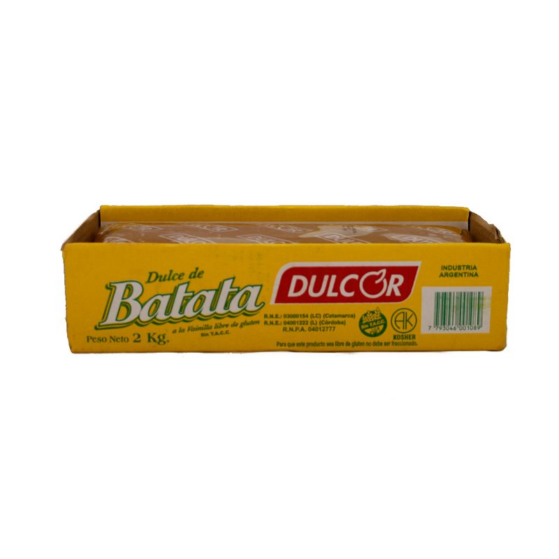 DULCE DE BATATA DULCOR CON VAINILLA 2 KG - Jumbo
