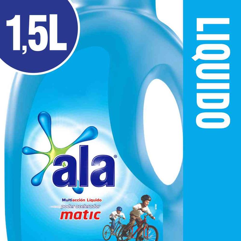 Ala Jabon para ropa Liquido Clásico Lavarropas Botella 1,5Lt - Jumbo