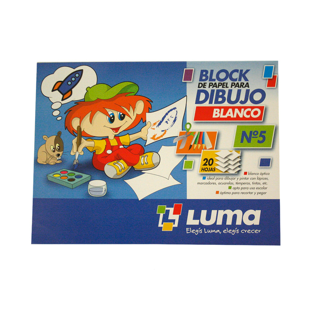 BLOCK BLANCO Nº5 LUMA - Jumbo