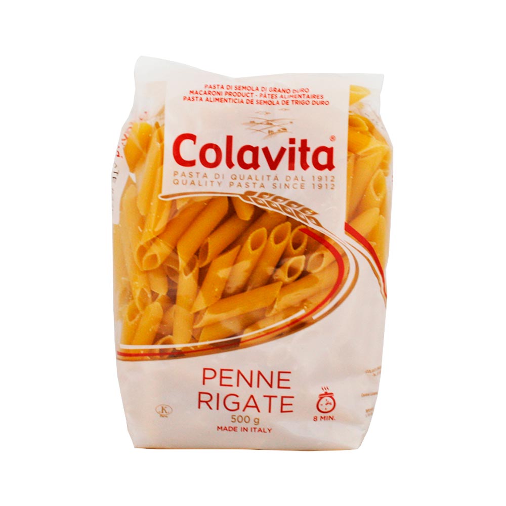 Fideos Penne Rigate Colavita 500 Gr - Jumbo