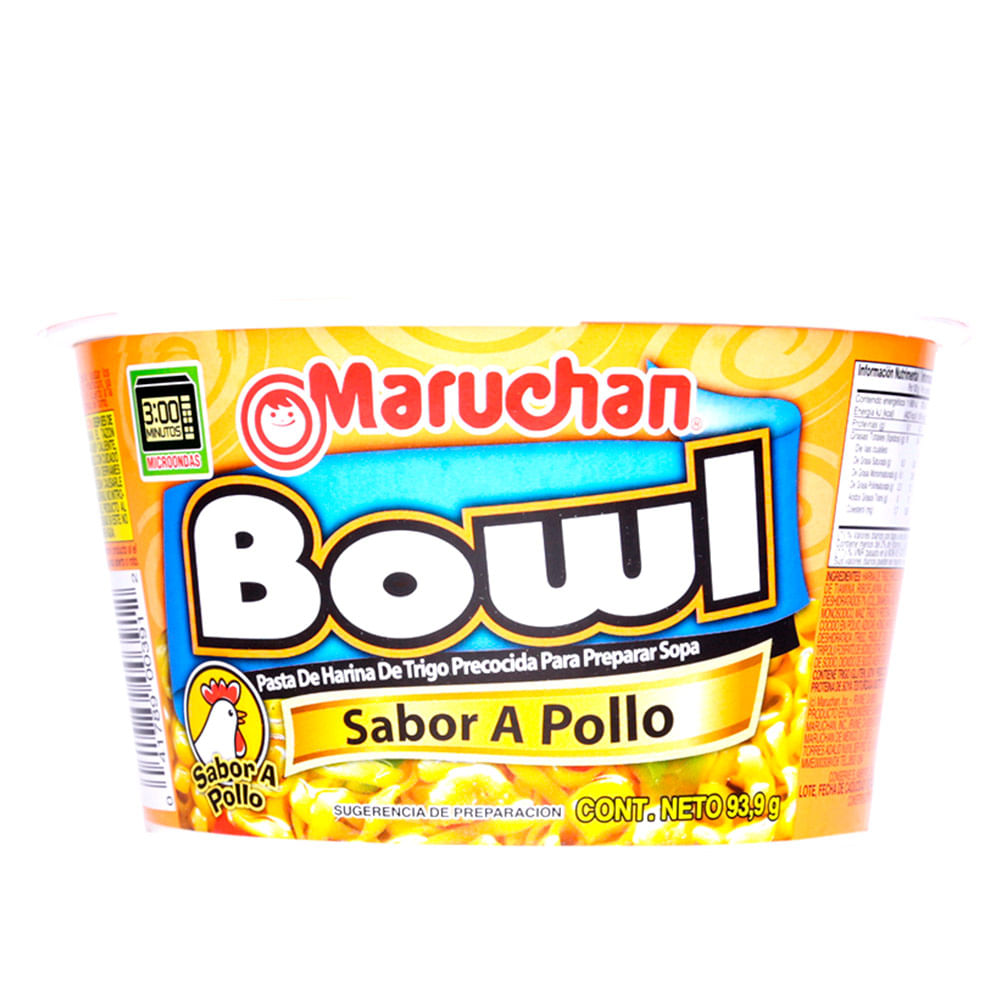 SOPA DE FIDEOS MARUCHAN DE POLLO 94 GR - Vea