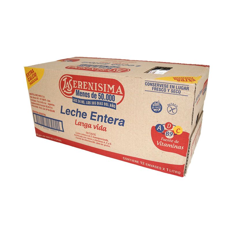 leche entera LA SERENISIMA U.A.T. pack x 12u - Vea leche entera LA SERENISIMA U.A.T. pack x 12u - Vea