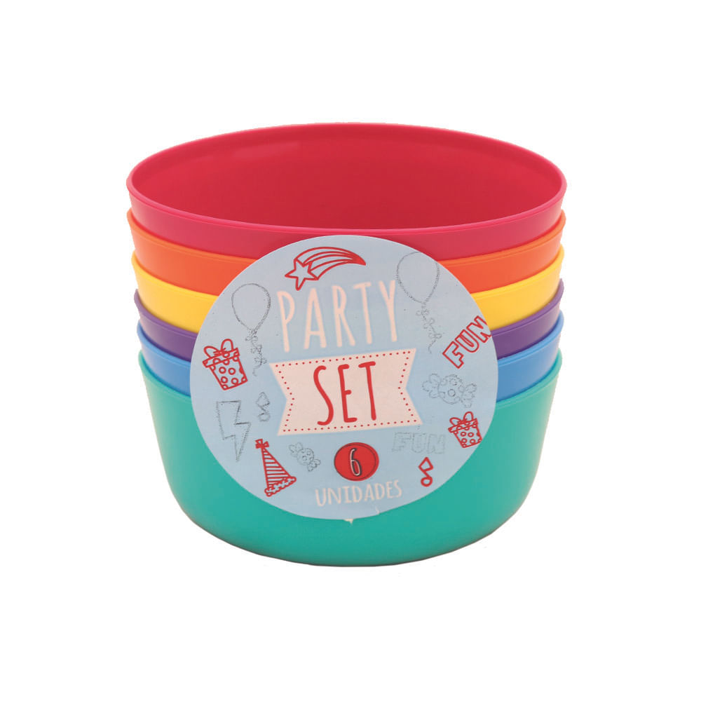 compotera plastica vs colores set x 6 - Vea