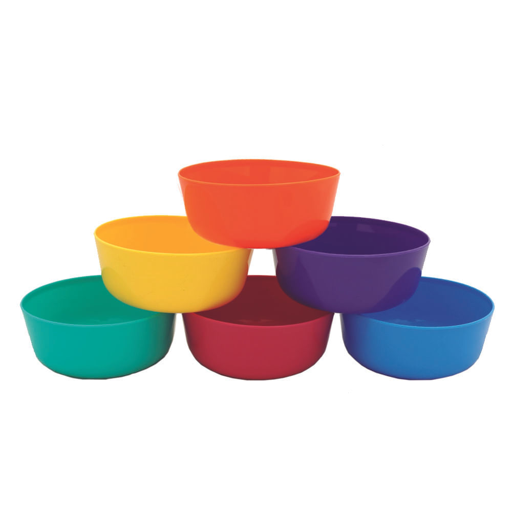 compotera plastica vs colores set x 6 - Vea