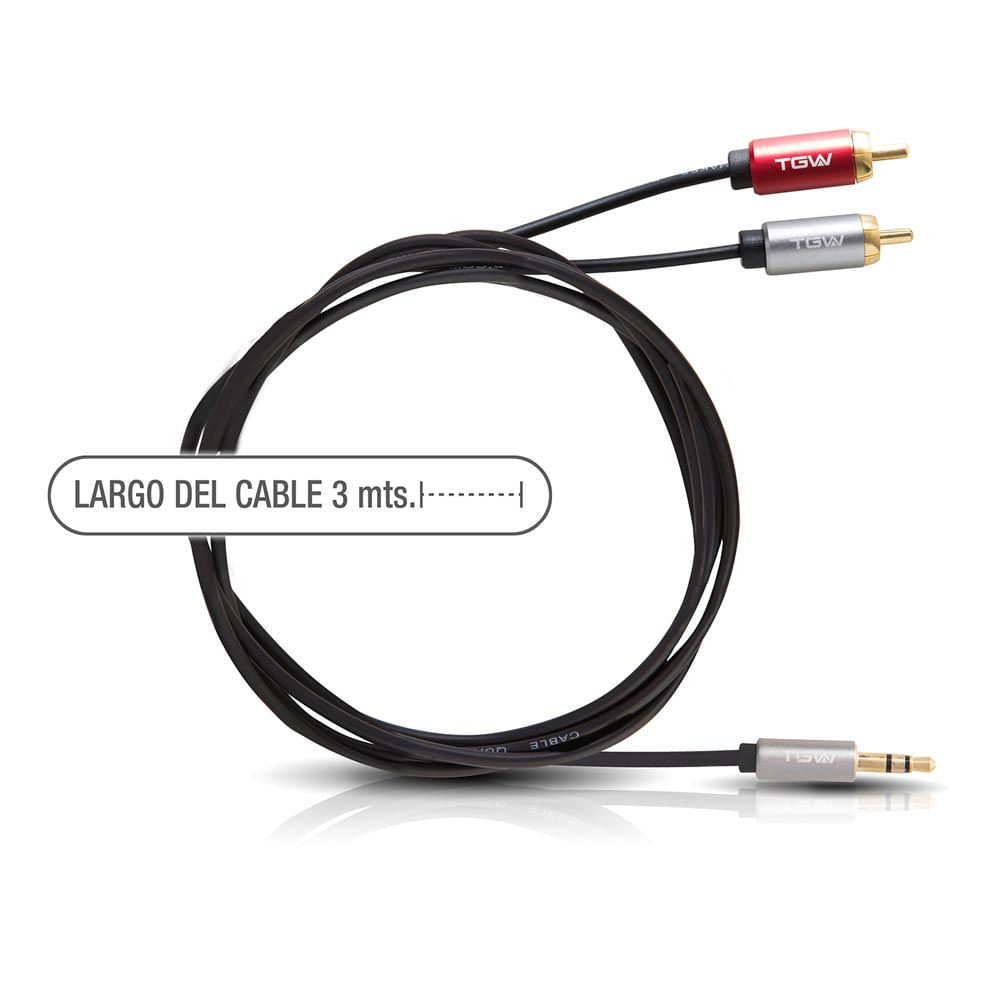 Cable Tgw Audio Rca A Mini Plug - Jumbo