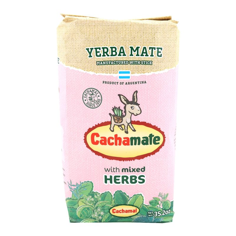 Yerba Mate Cachamai Compuesta Sompuesta Rosa 1 Kg - Vea