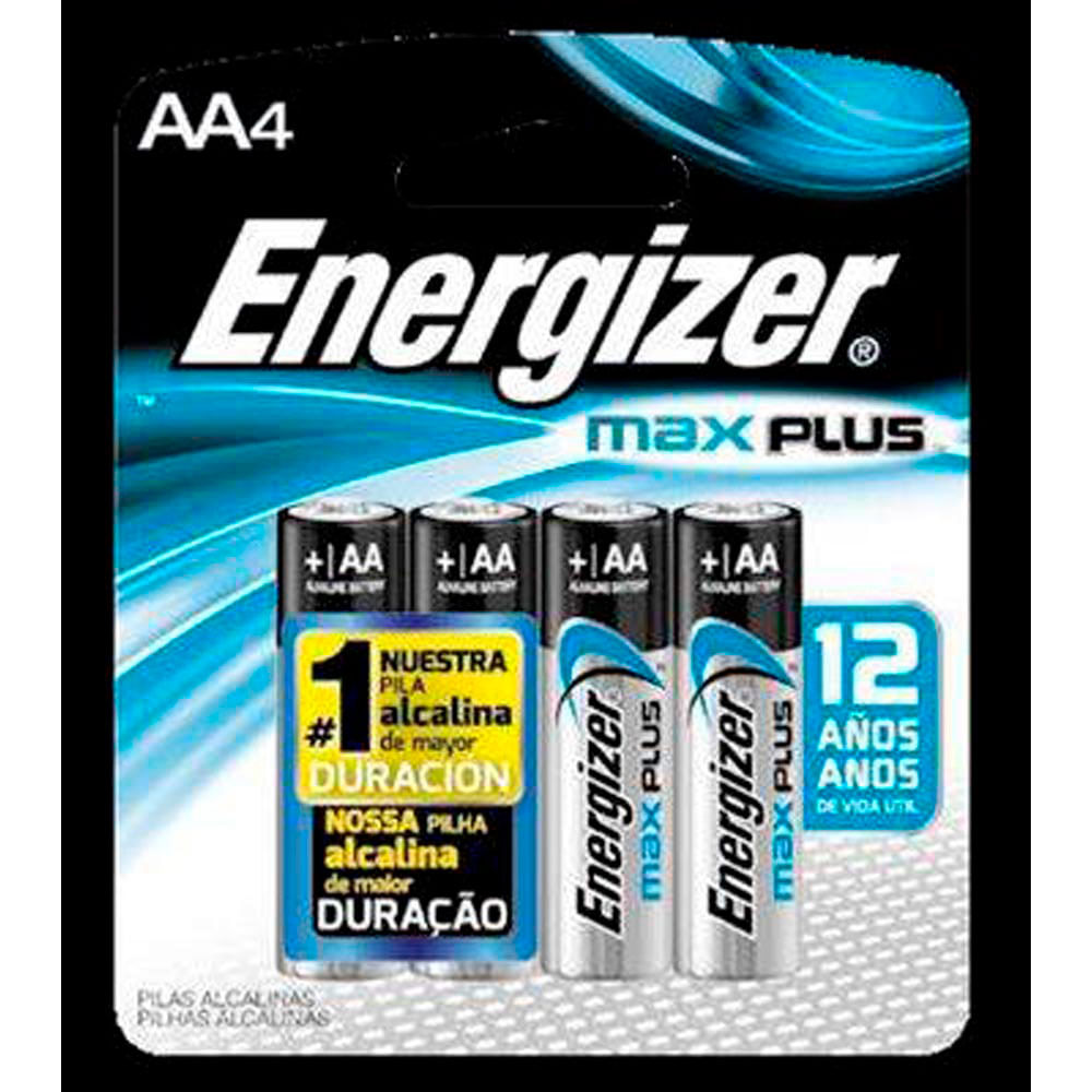 Pilas Max Plus Energizer AAx4 - Vea