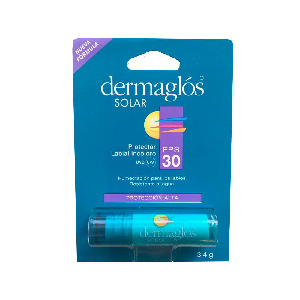 PROTECTOR LABIAL DERMAGLOS SOLAR F30 - Vea