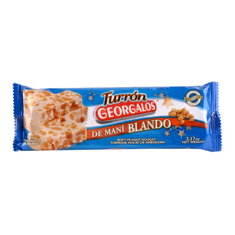 Turron georgalos de mani s/frutas at tipo s/frutas articulo 1358 - Jumbo