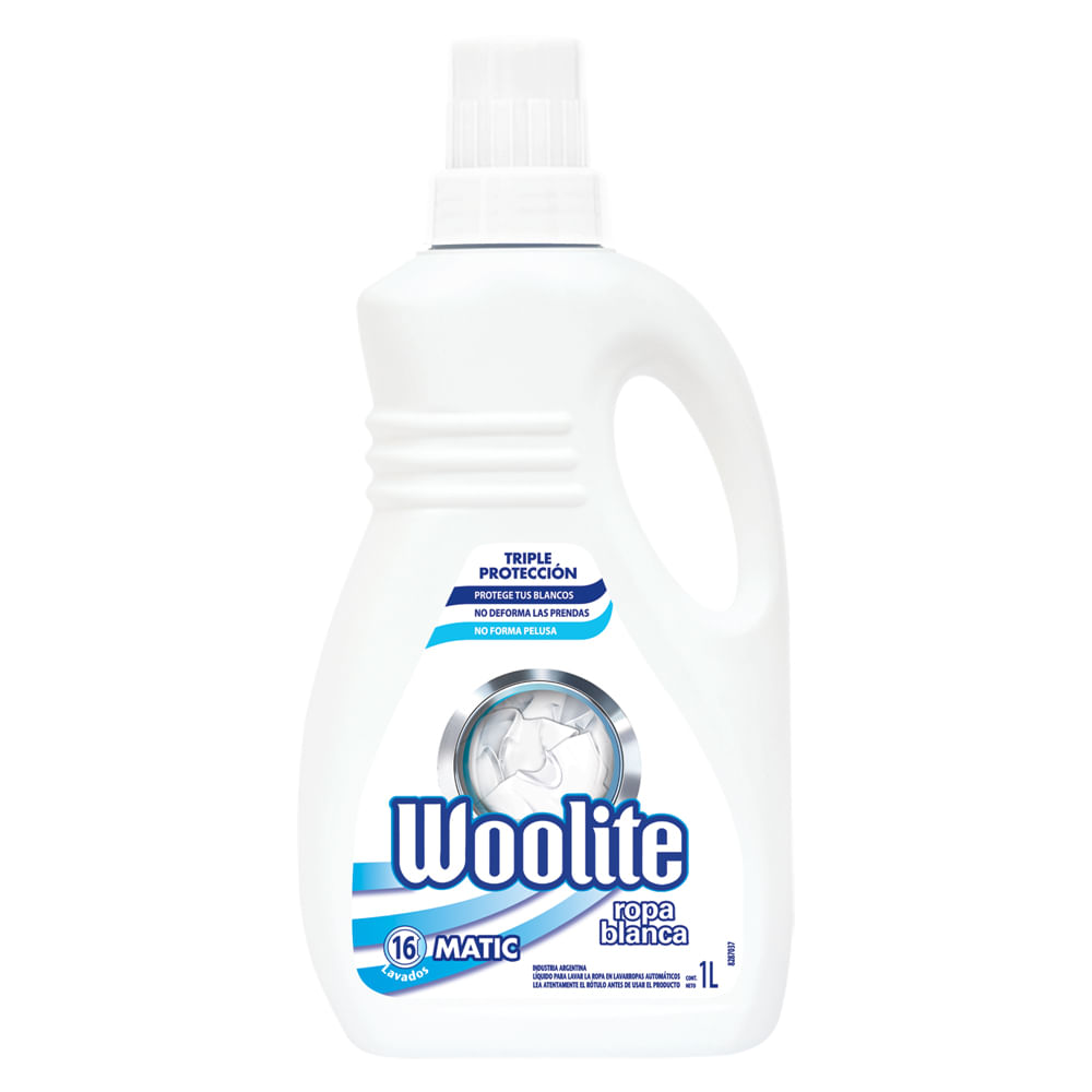 Detergente Woolite Ropa Fina Extra Blanco 1 L - Jumbo