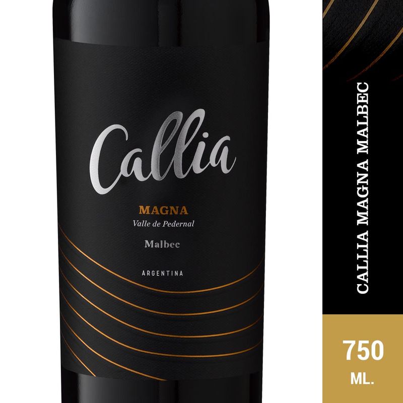 VINO TINTO MALBEC CALLIA MAGNA 750 ML - Disco