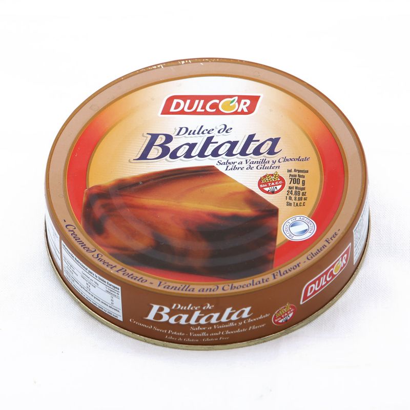 DULCE DE BATATA DULCOR CON CHOCOLATE 700 GR - Disco