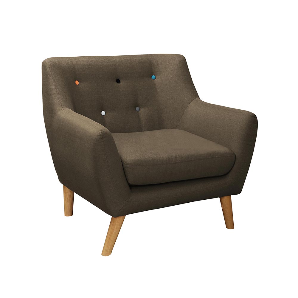 Sillón individual Marrón - Vea