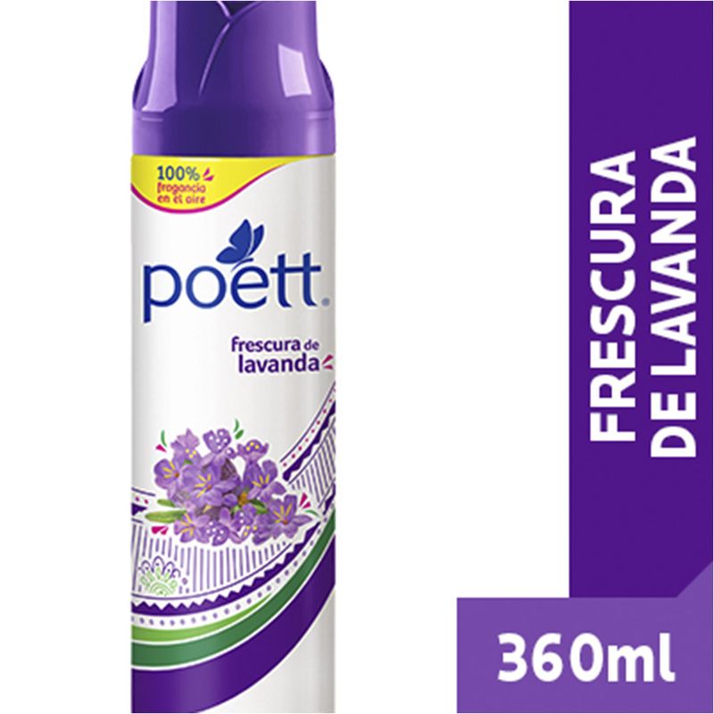 Desodorante de Ambiente Poett Lavanda 360 Ml - Disco