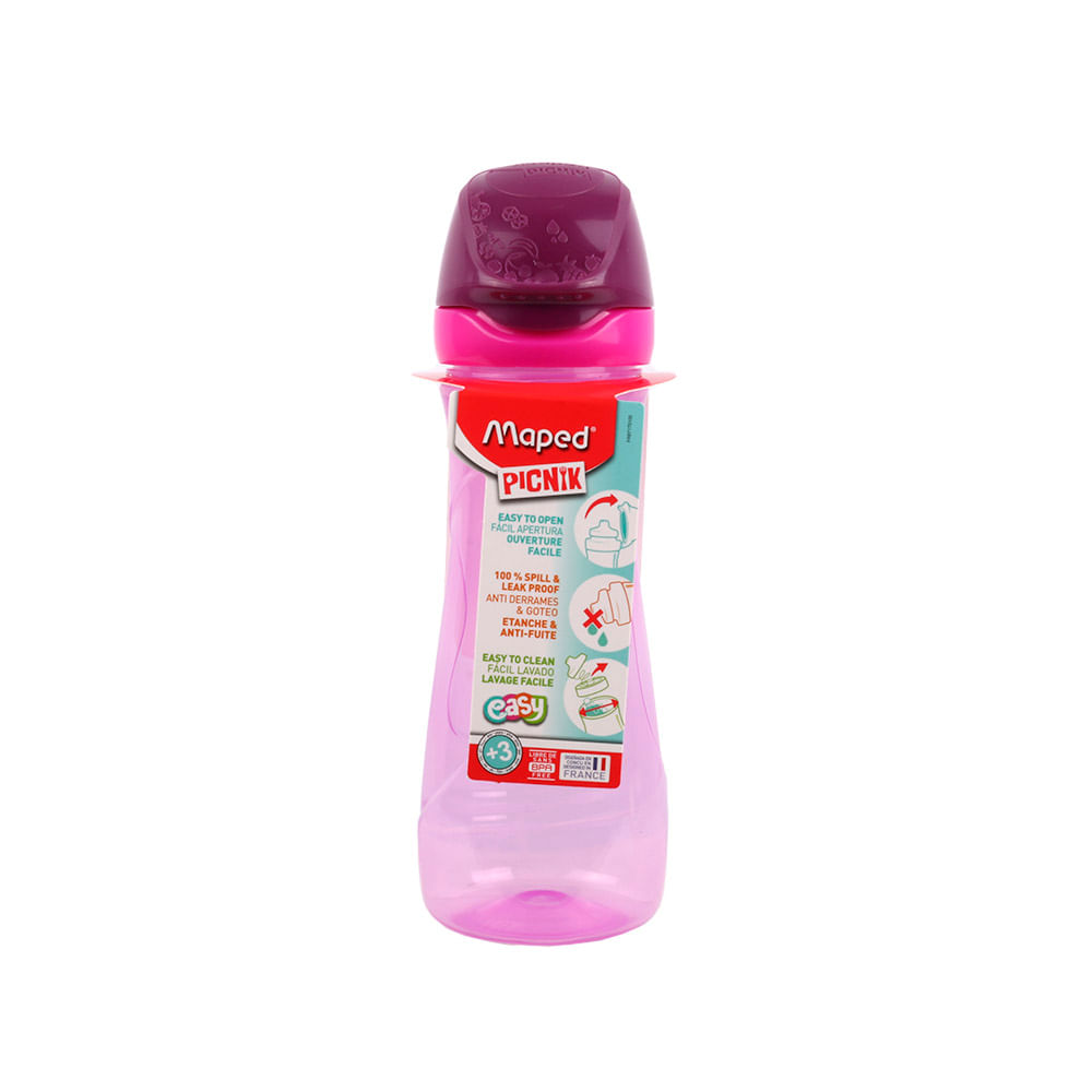 BOTELLAS PLASTICAS ORIGIN ROSA MAPED 580 ML - Vea