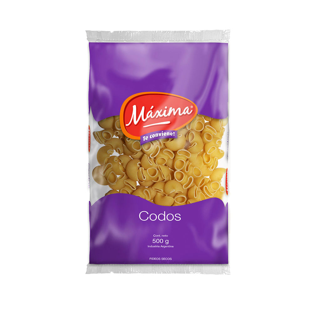 Pasta Codos 500 Gr Maxima Mp - Jumbo