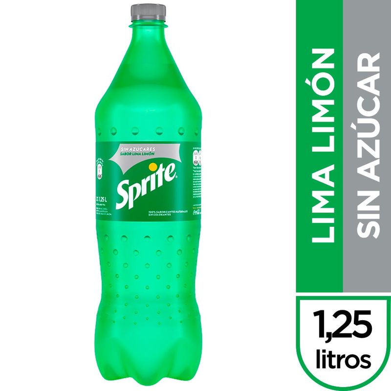 Gaseosa Sprite Lima-Limón 1,25 L - Disco