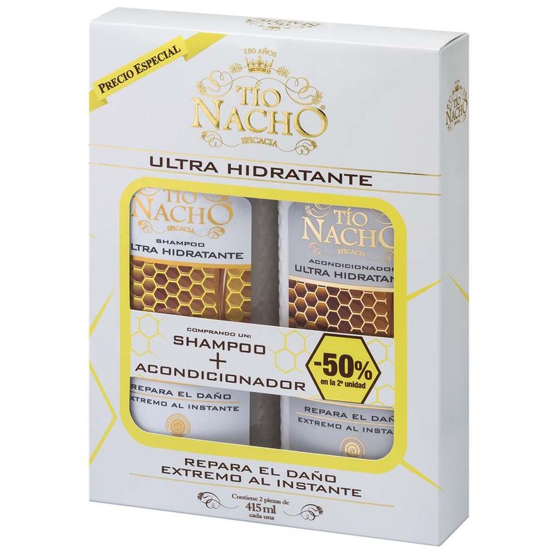 Promo Shampoo Acondicionador Tio Nacho Ultrahidratante 415 Ml - Vea