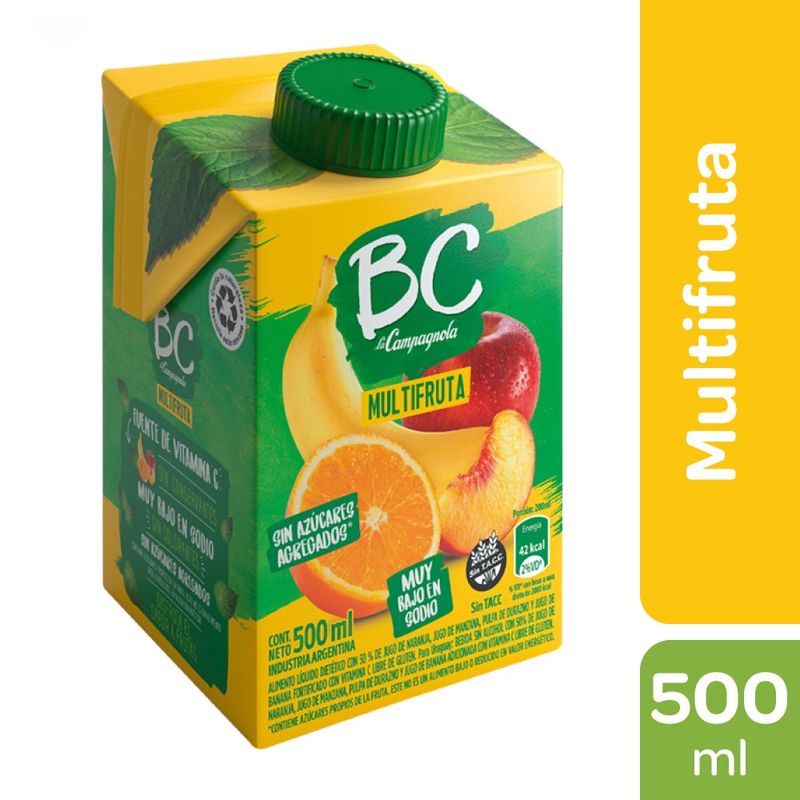 jugo listo BC Multifruta 500cc - Jumbo