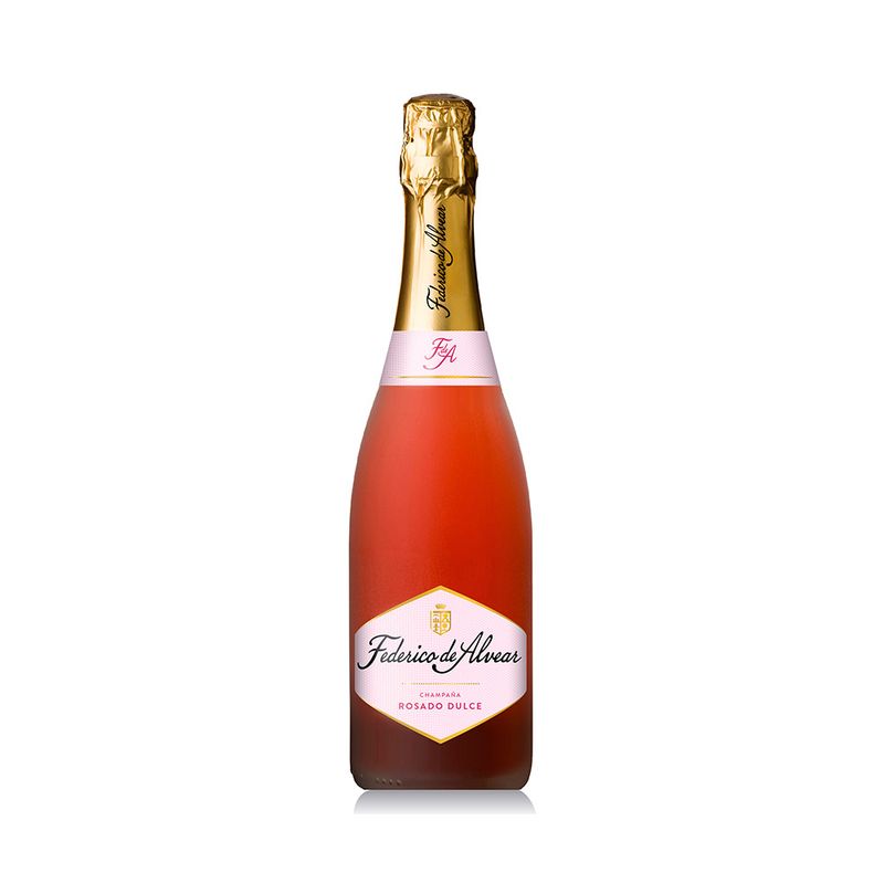 Champaña Federico de Alvear Rose Dulce 750 Cc