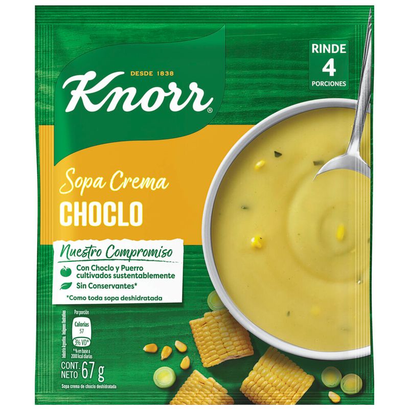 Sopa Crema KNORR Choclo 67g - Jumbo