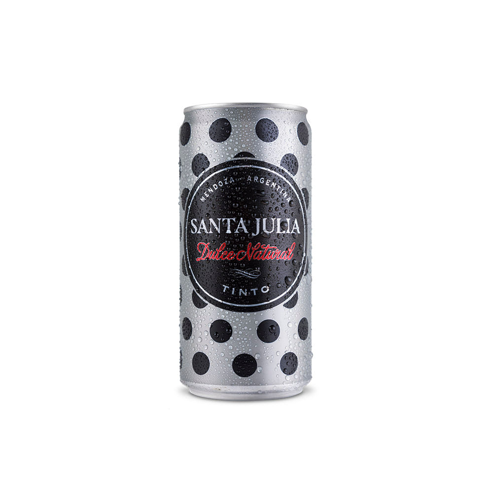 Vino Santa Julia Dulce Tinto Lata 269 Ml - Disco Vino Santa Julia Dulce Tinto Lata 269 Ml - Disco