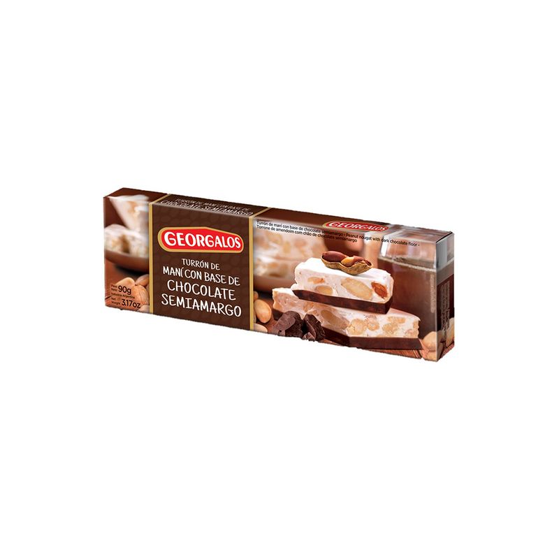 TURRON GEORGALOS MANI PISO CHOCOLATE x90 - Jumbo