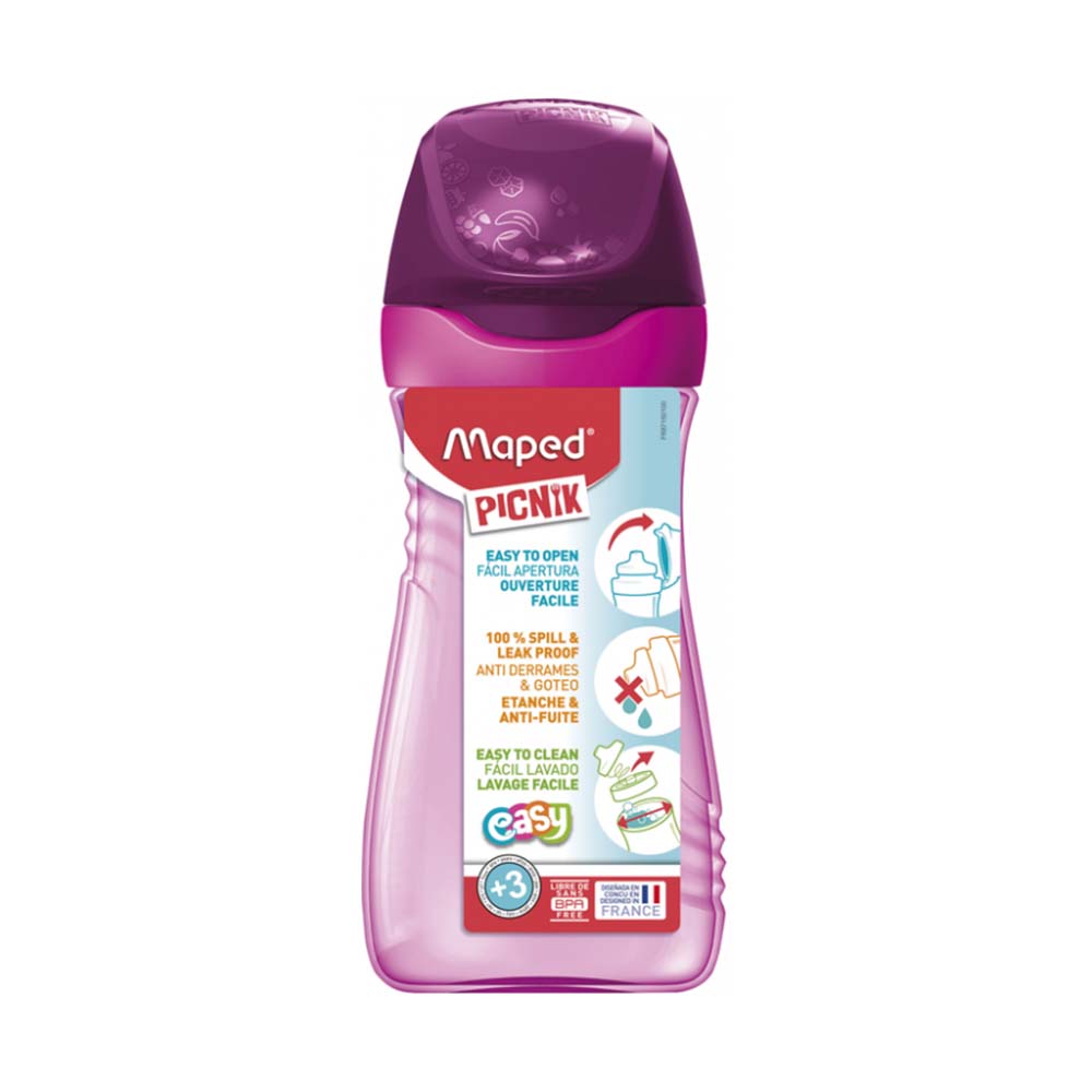 Botella Picnik Rosa 430 Ml Maped - Jumbo