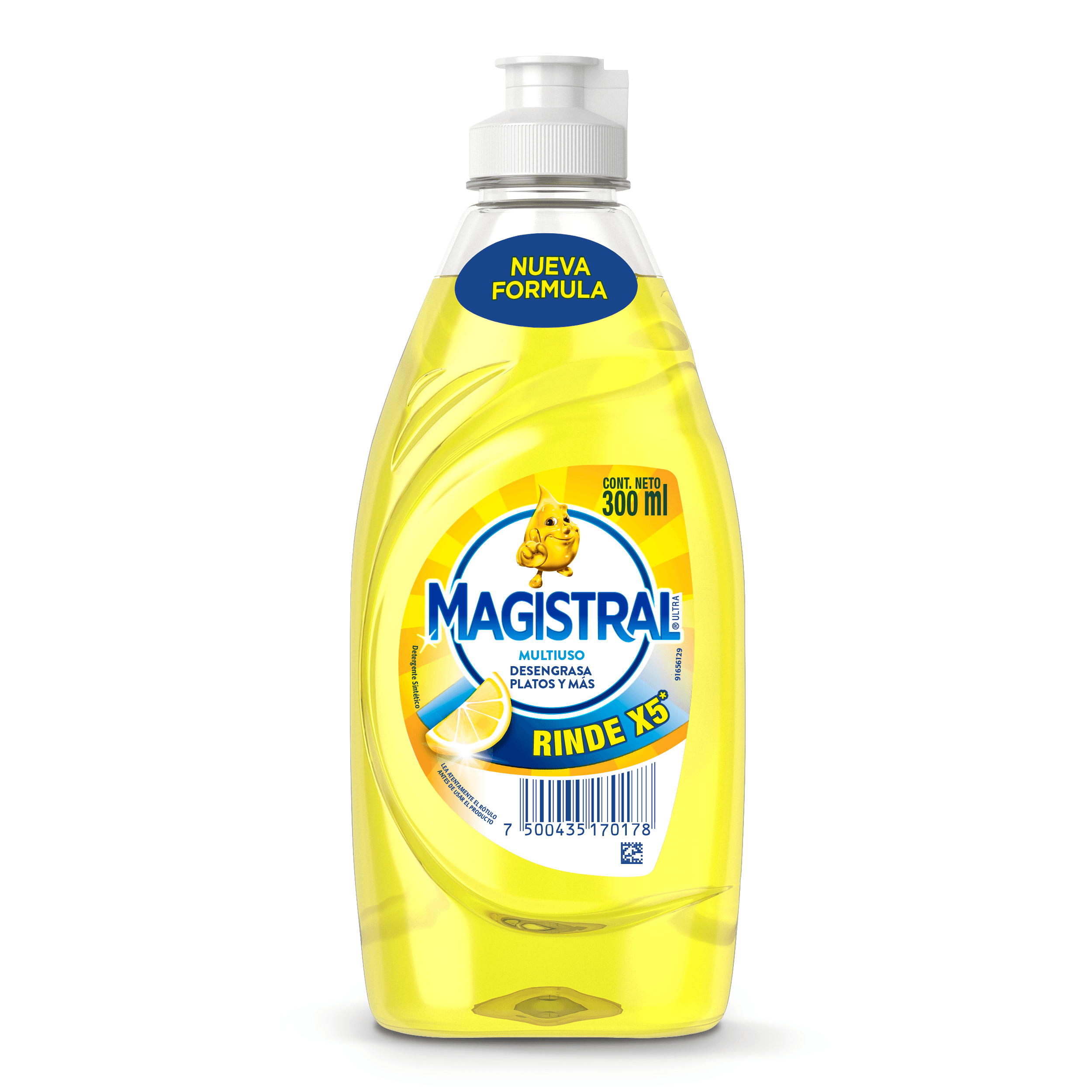 Detergente Magistral Multiuso Limón 300 ml - Vea