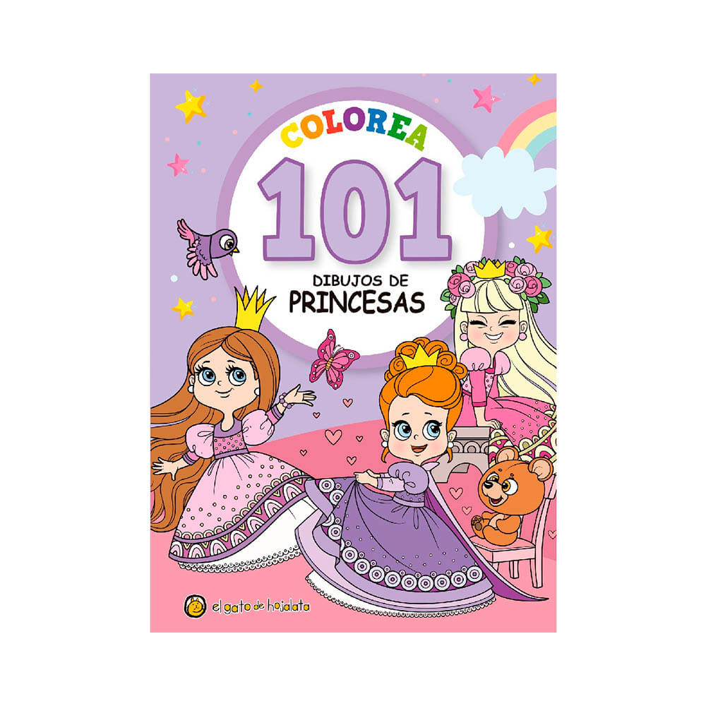 Libro Colección 101 Dibujos Para Colorear - Guadal - Disco