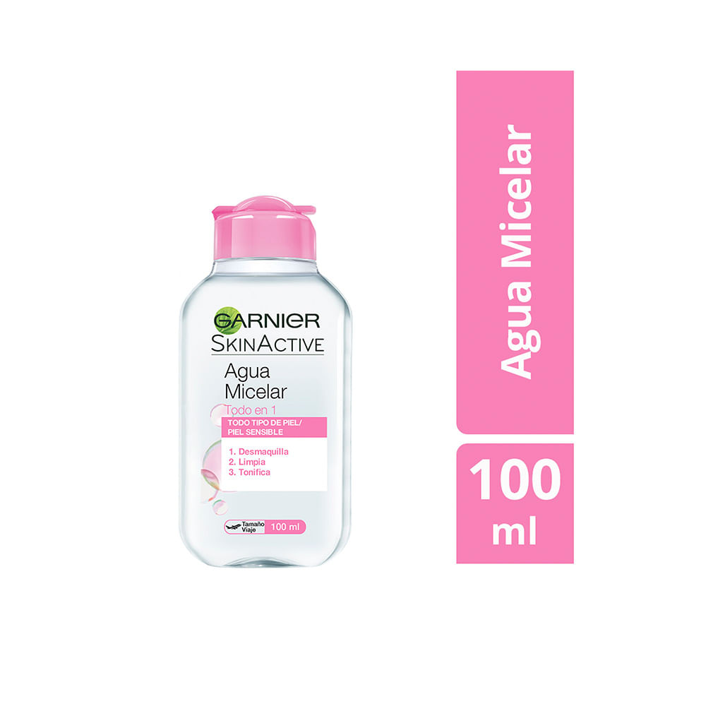 agua micelar GARNIER rosa 100ml - Disco