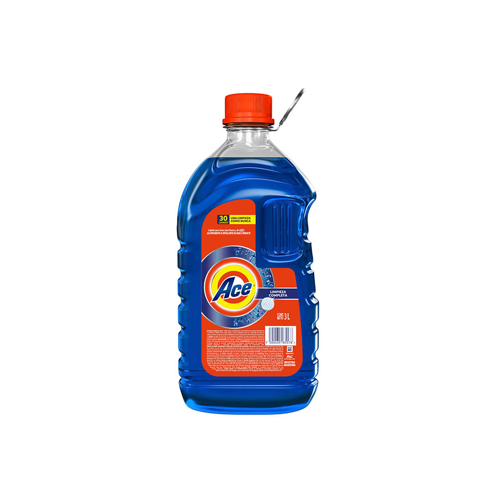Jabón Líquido Ace Limpieza Completa 3 L - Vea Jabón Líquido Ace Limpieza Completa 3 L - Vea