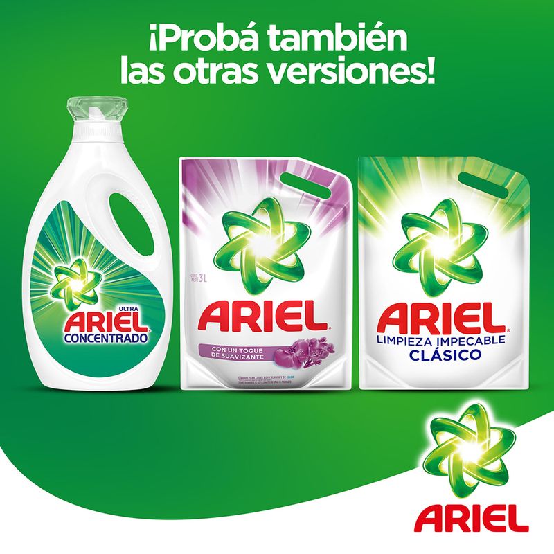 ARIEL CONCENTRADO 30 LAVADOS 1200MLX6IT
