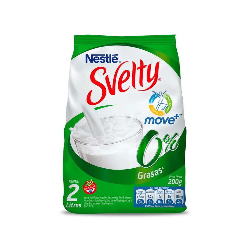 Leche en Polvo SVELTY Move x200gr - Jumbo