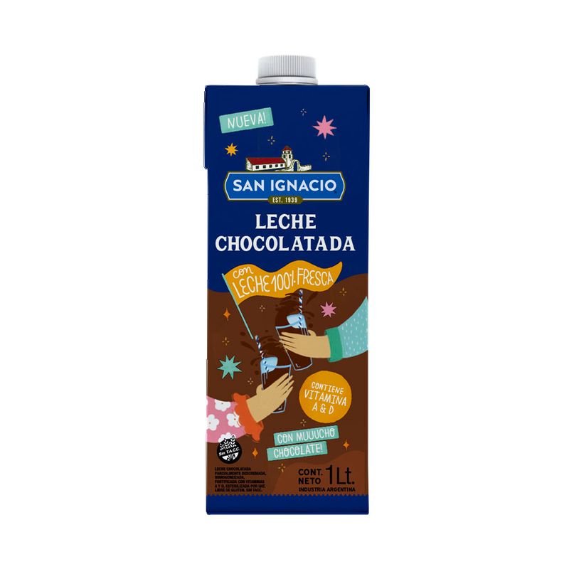 Leche Uat Chocolatada San ignacio 1l - Jumbo