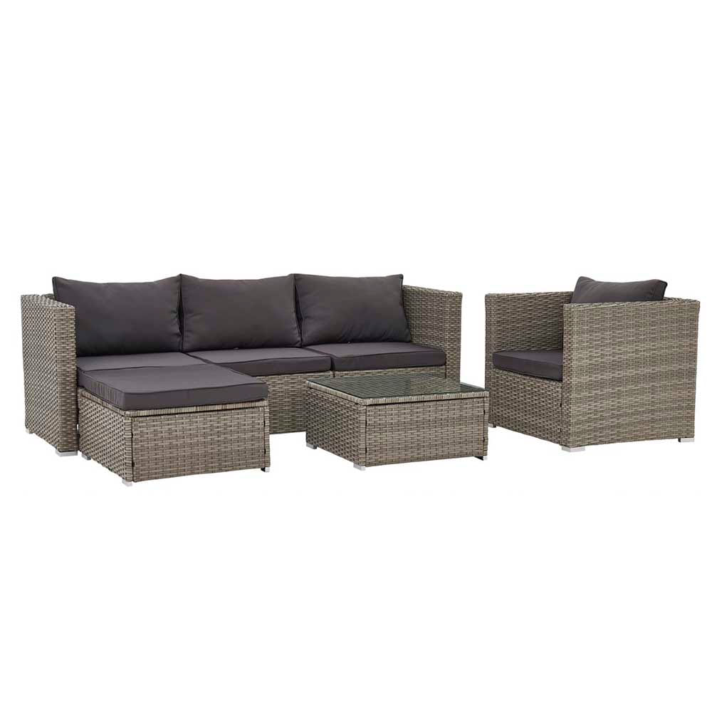 SET LIVING MODULAR RATTAN NEW DALI 6PZS OUTZEN - Jumbo