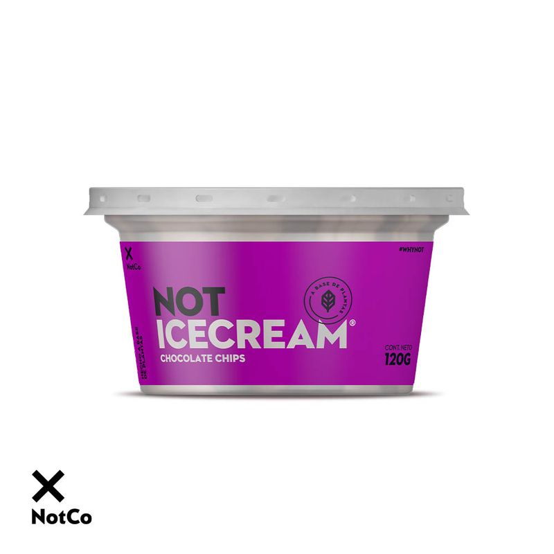 HELADO DE CHOCOLATE CHIPS NOT ICECREAM® X 120 GR - Vea