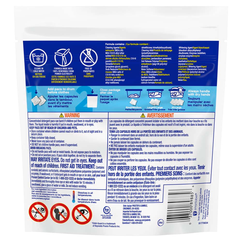 jabon ropa TIDE Free & Gen 16 lavados - Jumbo