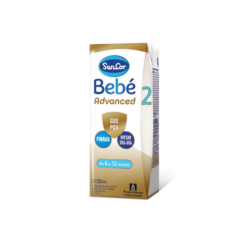 Leche Uat Sancor Bebe Advanced 2 200 Ml - Vea