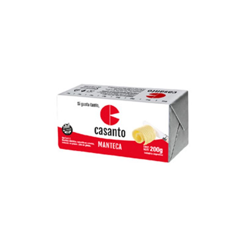 Manteca Casanto 200g - Jumbo