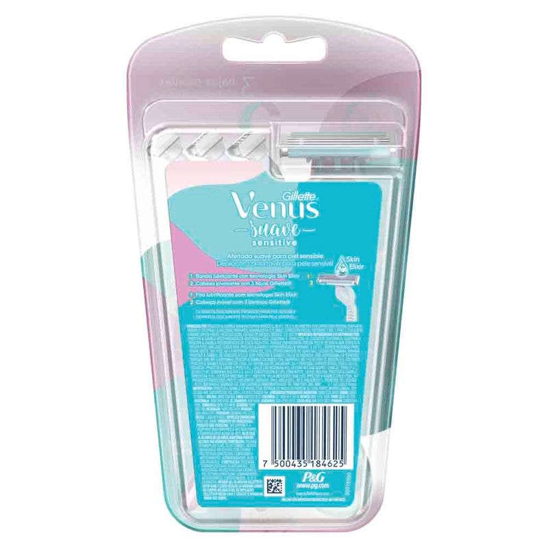 Máquina de Afeitar Skin Elixir Venus Sensitive 4U - Disco