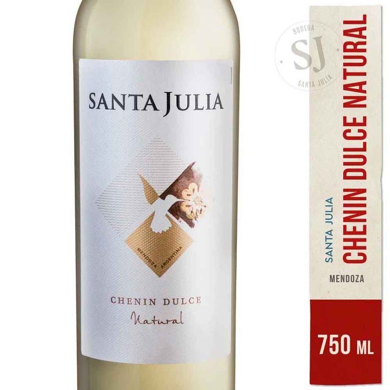 VINO BLANCO SANTA JULIA CHENIN DULCE NATURAL 750 CC - Disco VINO BLANCO SANTA JULIA CHENIN DULCE NATURAL 750 CC - Disco