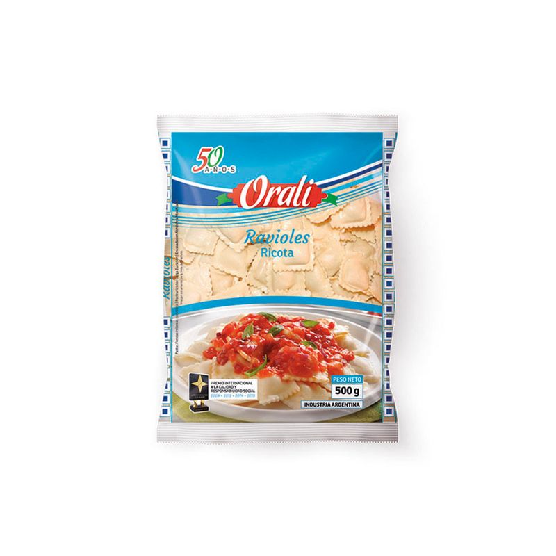 Ravioles Orali De Ricota 500g - Jumbo