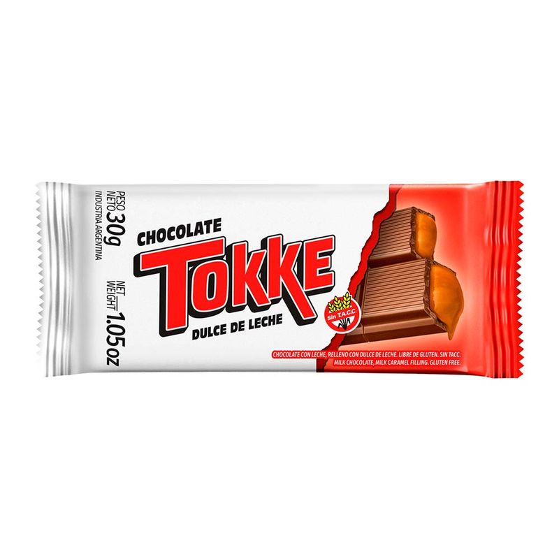 Chocolate Con Dulce De Leche Tokke X30 Gr - Jumbo