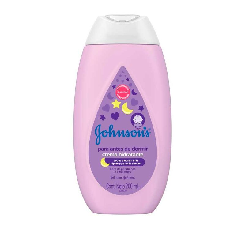 crema hidratante JOHNSONS BABY dormir 200ml - Vea