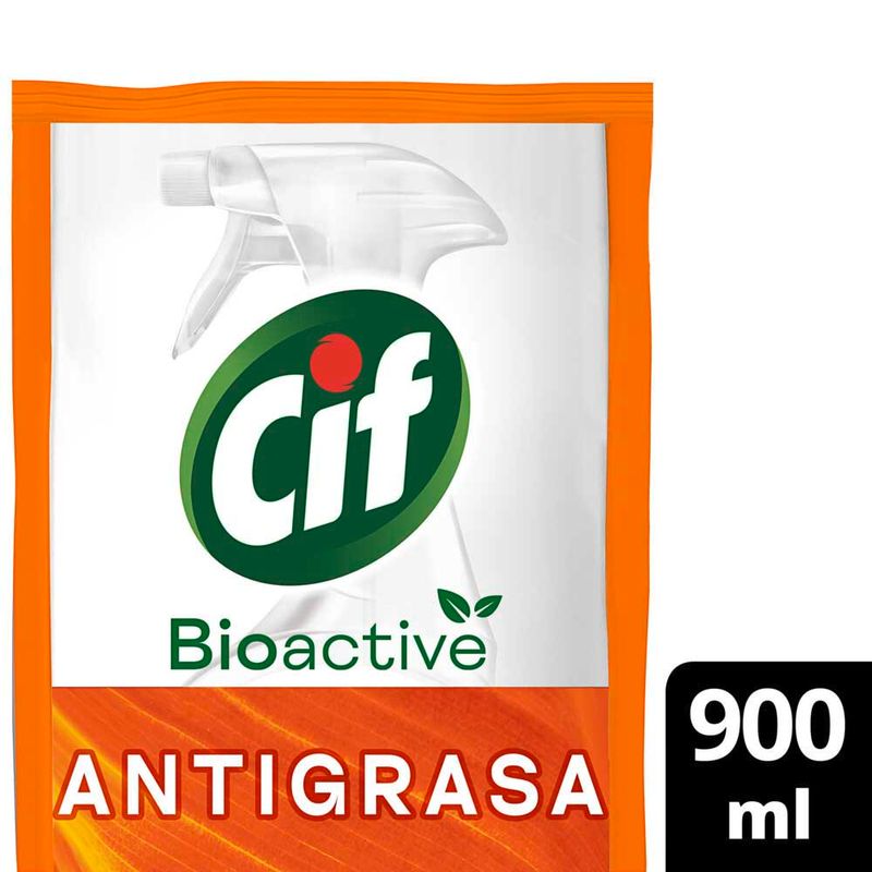Limpiador Cif Antigrasa Bioactive Dp 900ml Disco